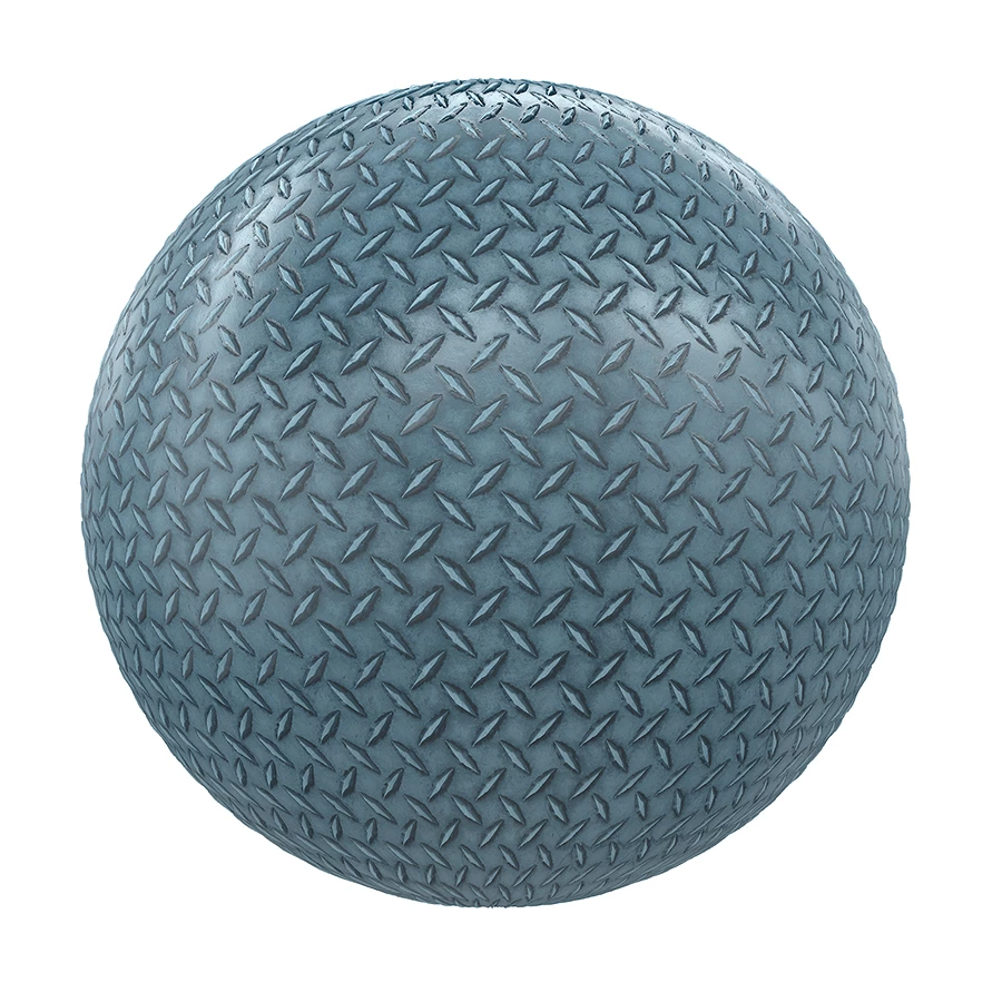 PBR Texture – Blue Patterned Metal 01 – Enscape Custom Asset Library
