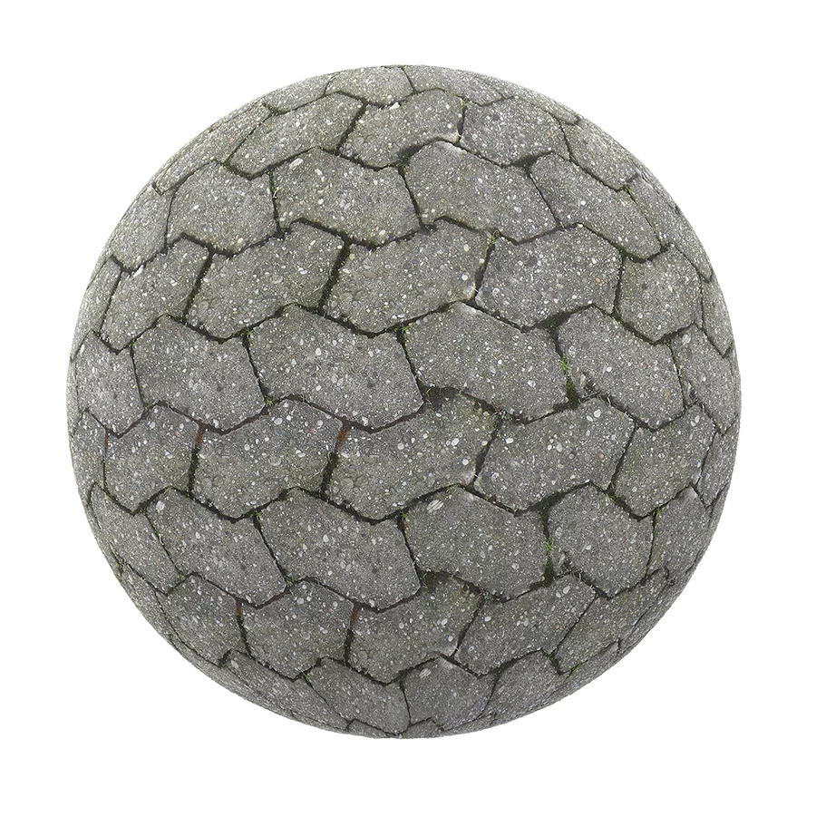 PBR Texture – Concrete Pavement 9 – Enscape Custom Asset Library