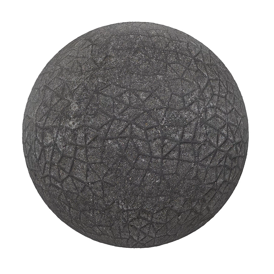 PBR Texture – Dark Concrete Pavement – Enscape Custom Asset Library